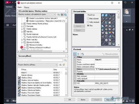 HATCH - redefine command | ŠRAFY - předefinování příkazu | AutoCAD - YouTube