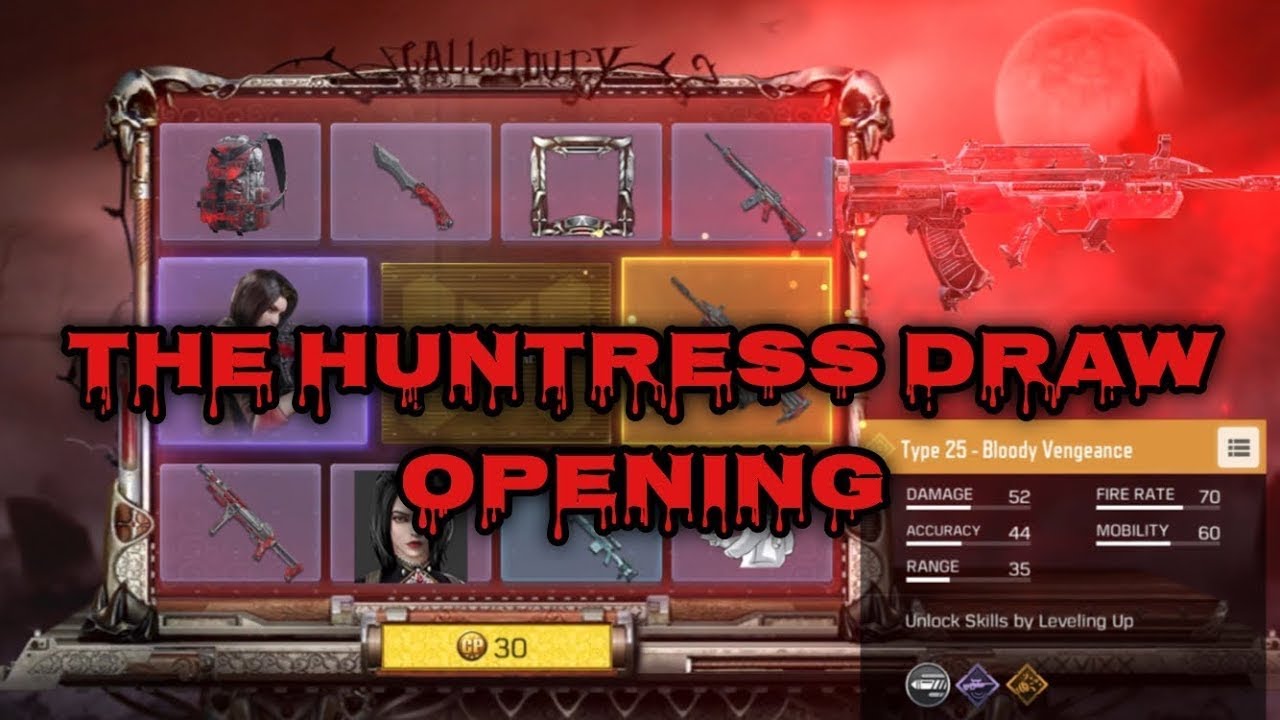 *THE* NEW HUNTRESS DRAW CREATE OPENING IN CODM - YouTube