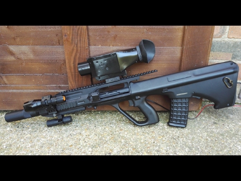 Testing Prototype night vision scope for airsoft. - YouTube