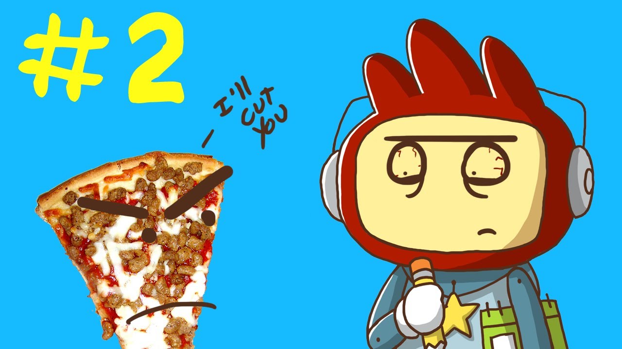 White Plays : ScribbleNauts - The Evil Pizza Man - YouTube