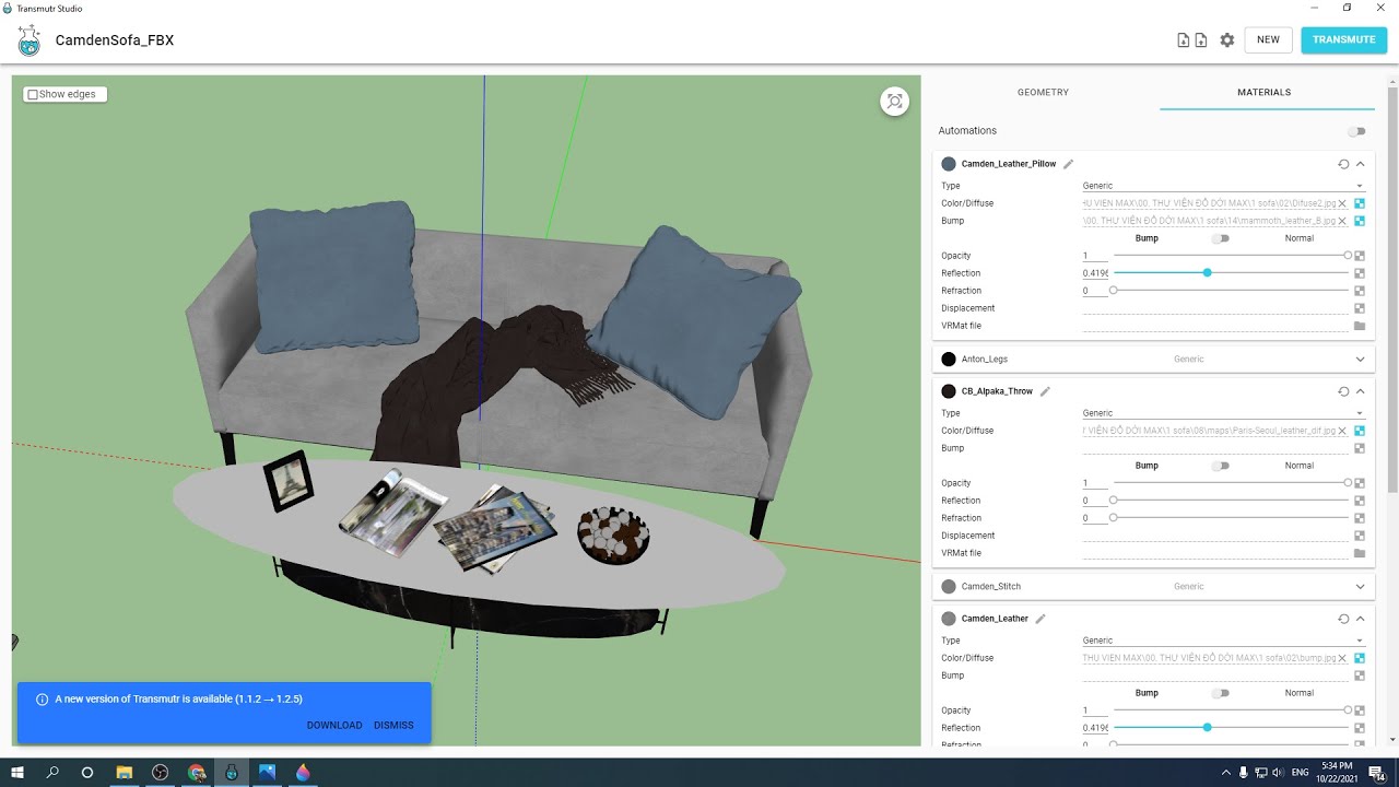 Chuyển đồ từ 3dsmax sang Sketchup bằng Transmutr và Simlab 9.(Convert from 3dsmax to Sketchup ...