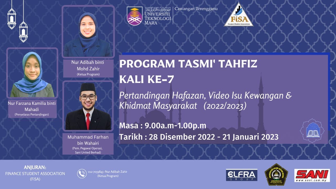 PROGRAM TASMI' TAHFIZ KALI KE-7 - YouTube