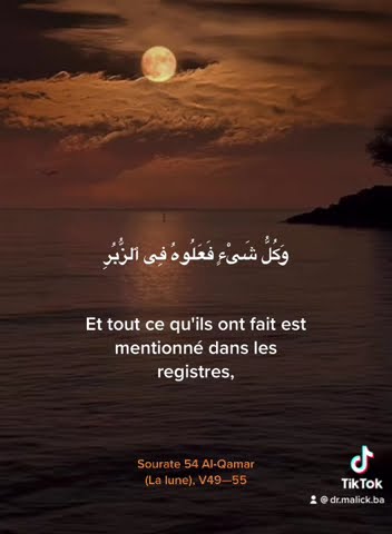 Sourate 54 Al Qamar La lune V49 55 Dr Malick BA