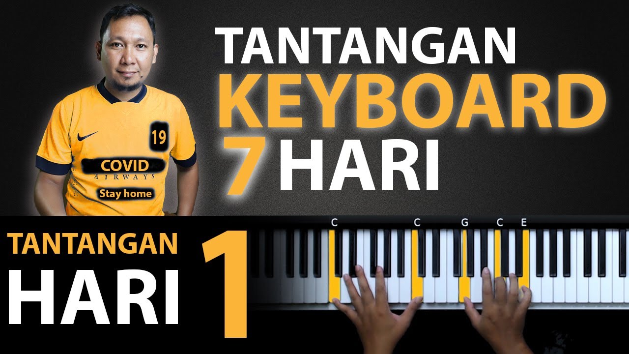 #1 Belajar Keyboard - Latihan Dasar Keyboard - TANTANGAN KEYBOARD 7 ...