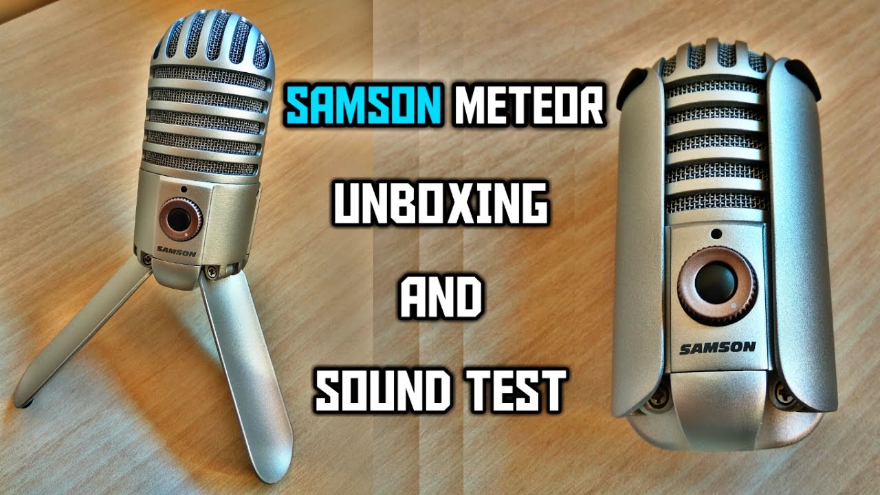 SAMSON METEOR MIC (2017) - UNBOXING and SOUND TEST in HINDI [ BEST ...