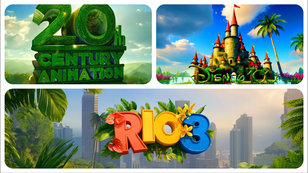 RIO 3 Opening🌴Blue Sky x Disney x 20th Century Animation (made by AI ...