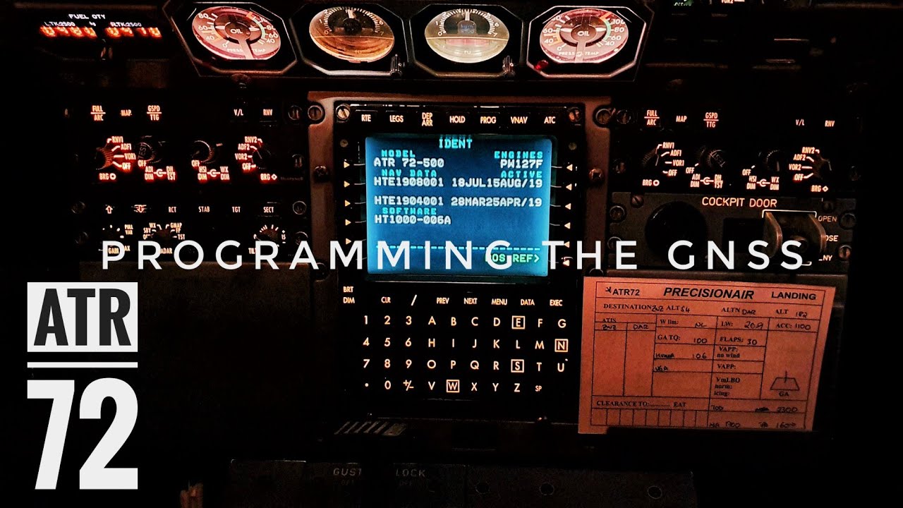 Part 1: Programming the GNSS (HT1000) on the ATR 42/72 500 - YouTube
