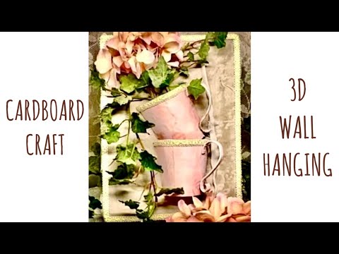 DIY | home decor | paper crafts | wall pocket - YouTube