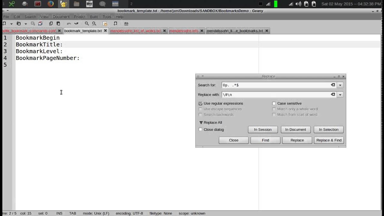 pdftk: Embedding a Table of Contents in a PDF file with pdftk - YouTube