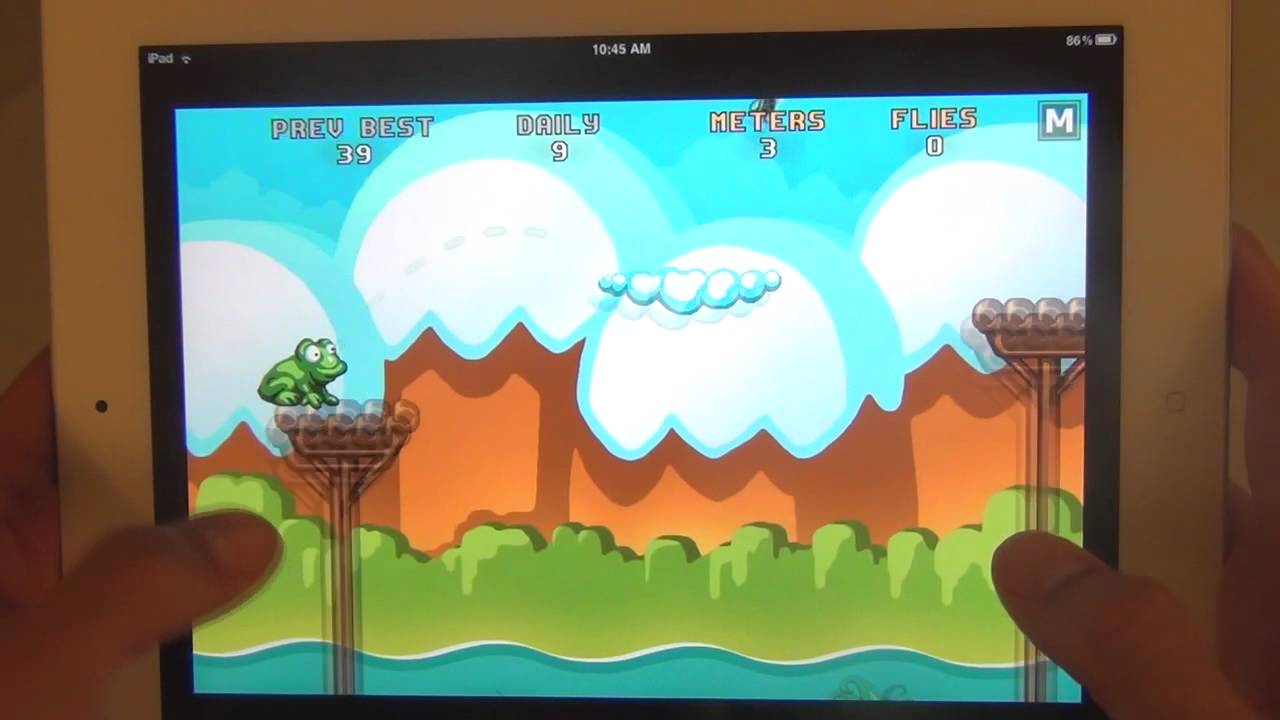 Frogbert iPad iPhone iOS Game $1 - YouTube