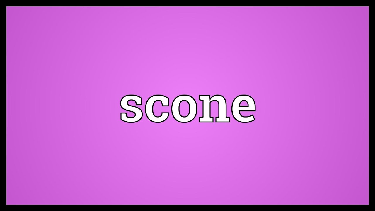 Scone Meaning - YouTube