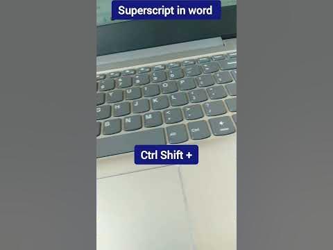 superscript in word ll Computer Shortcut Keys #shorts - YouTube