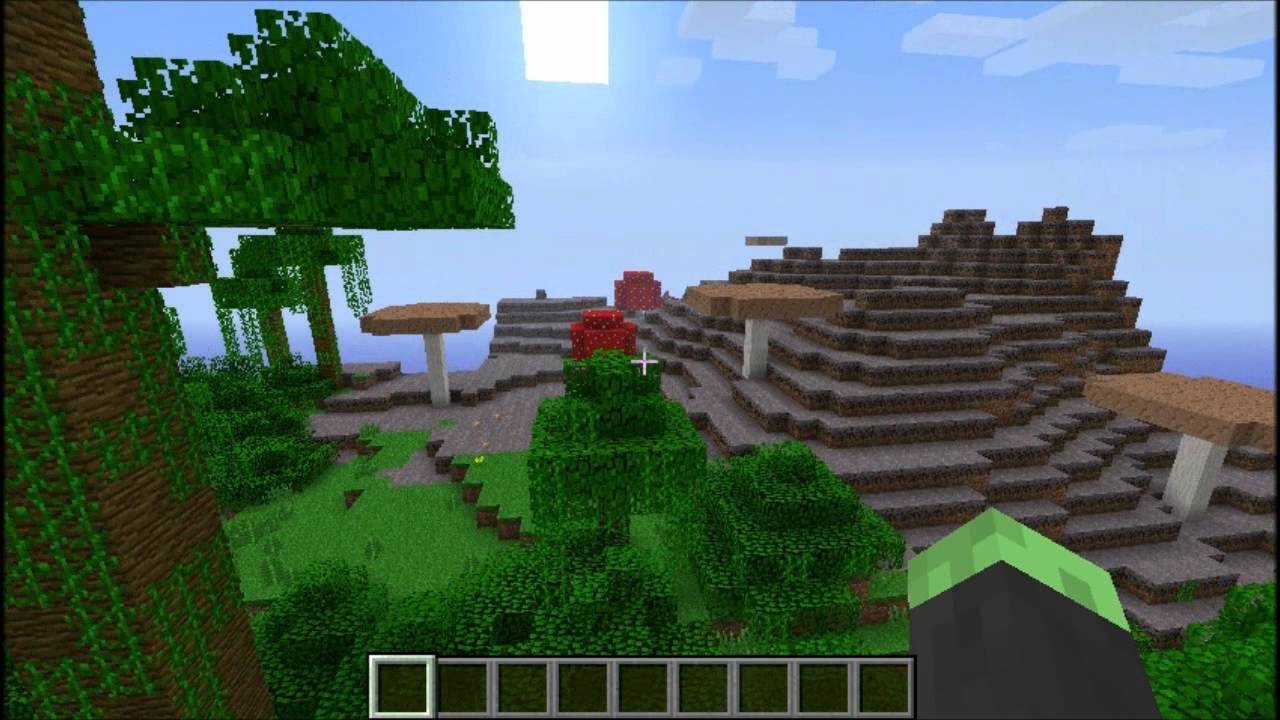 Minecraft - seed spotlight mycelium biome - YouTube