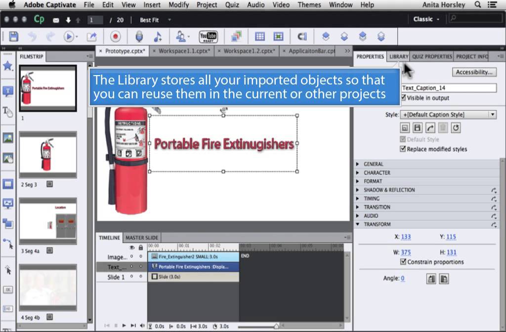 Navigating the Adobe Captivate 6 Interface - YouTube