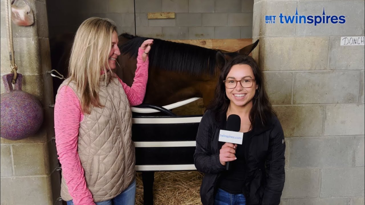 Trainer Michelle Lovell provides an update on Doncho with Abbey Huffman ...