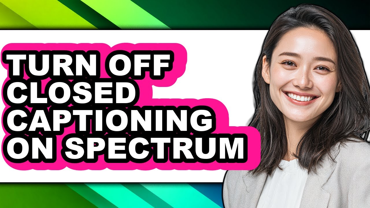 How to Turn Off Closed Captioning on Spectrum (only Way) - YouTube