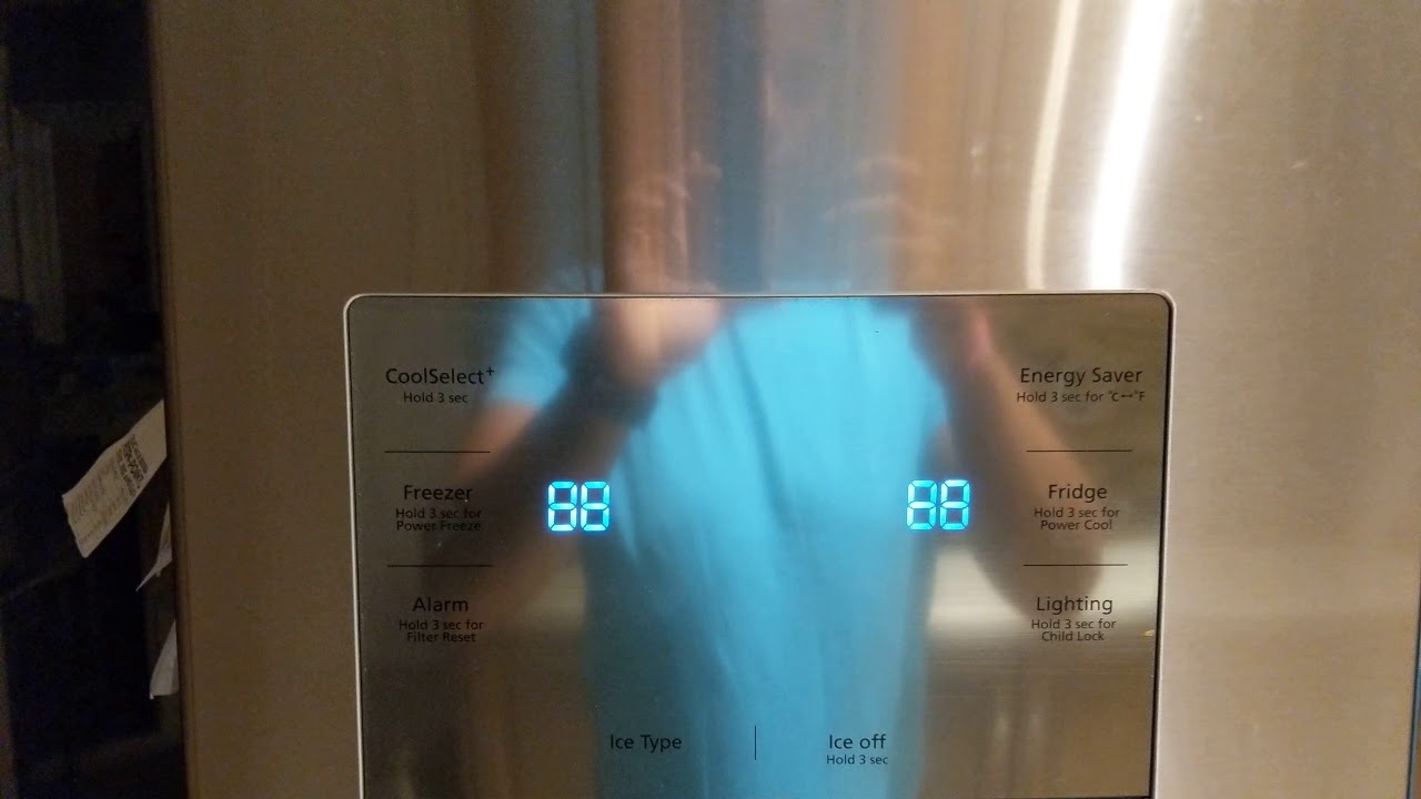 Samsung rf32 makes ice only when reset - YouTube