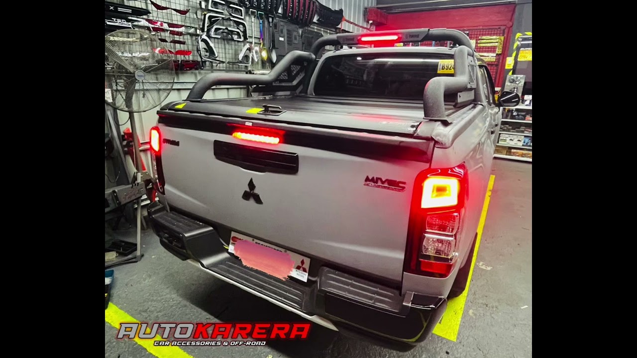 MITSUBISHI STRADA SUPRA V2 ROLLERLID BED COVER INSTALLED‼️ - YouTube