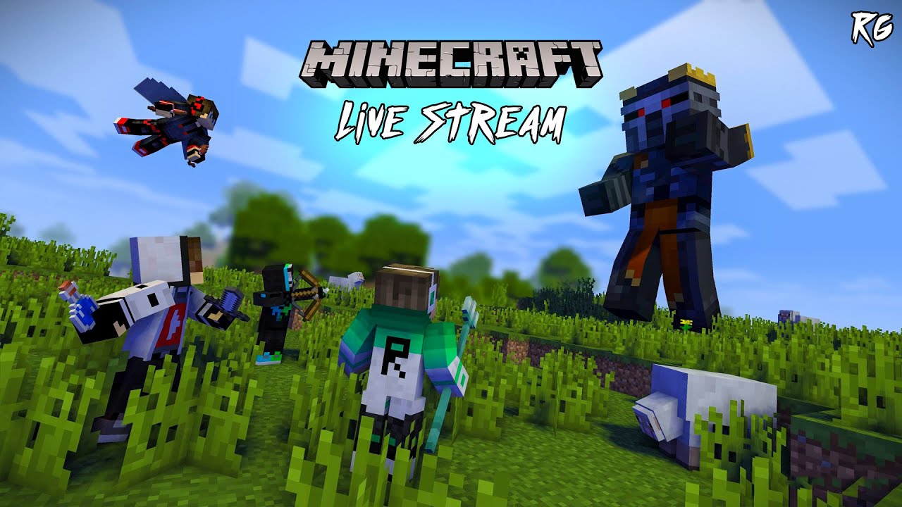 Minecraft Live Stream with @MaddyTeluguGamer @Hi5GAMER @TRUESPIRITGAMER ...