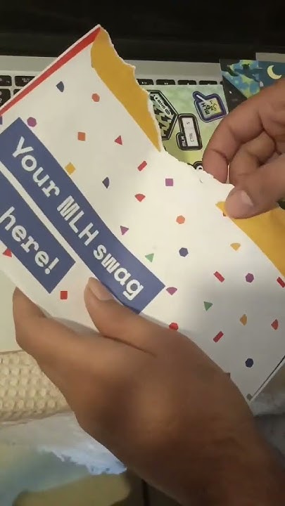 MLH Global Hack Week swags unboxing #mlh #mlhighlights #globalhackweek - YouTube