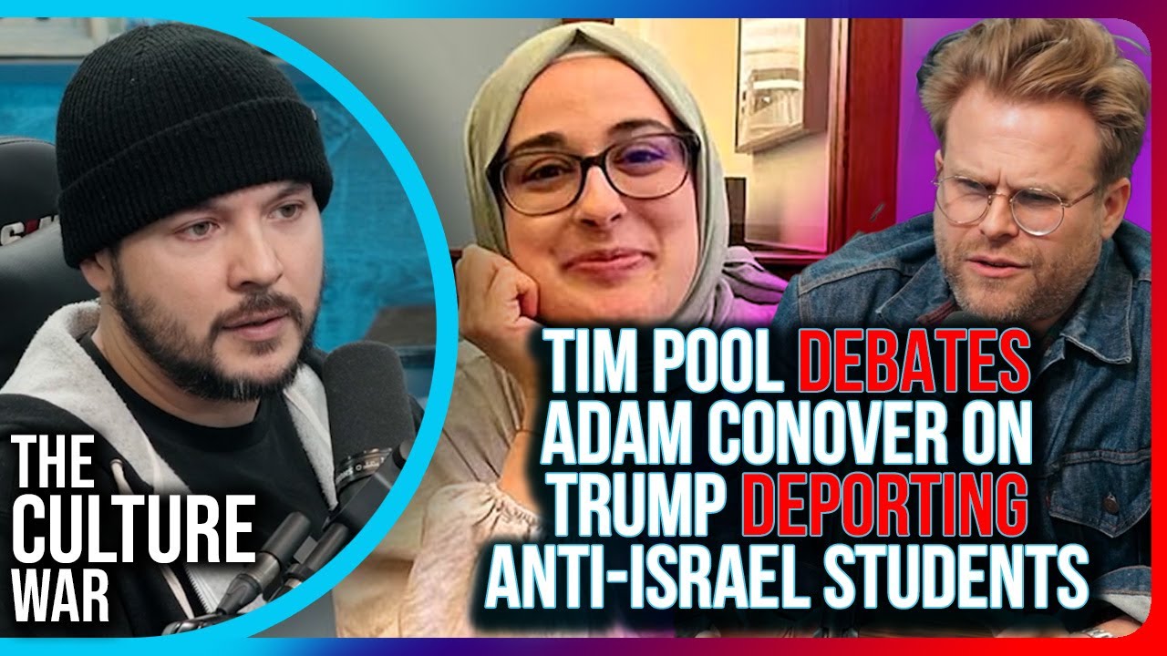 Tim Pool DEBATES Adam Conover On The Trump Admin DEPORTING Anti-Israel ...