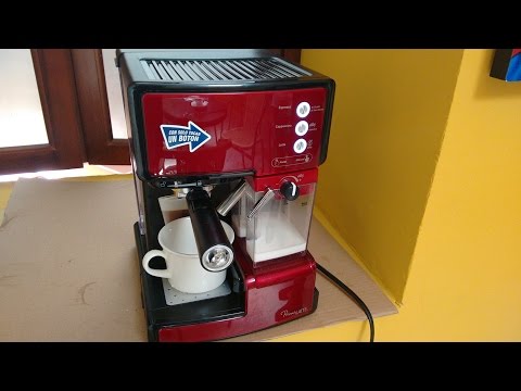 Manejo cafetera Oster prima latte, para un buen capuchino, latte, expreso, etc...