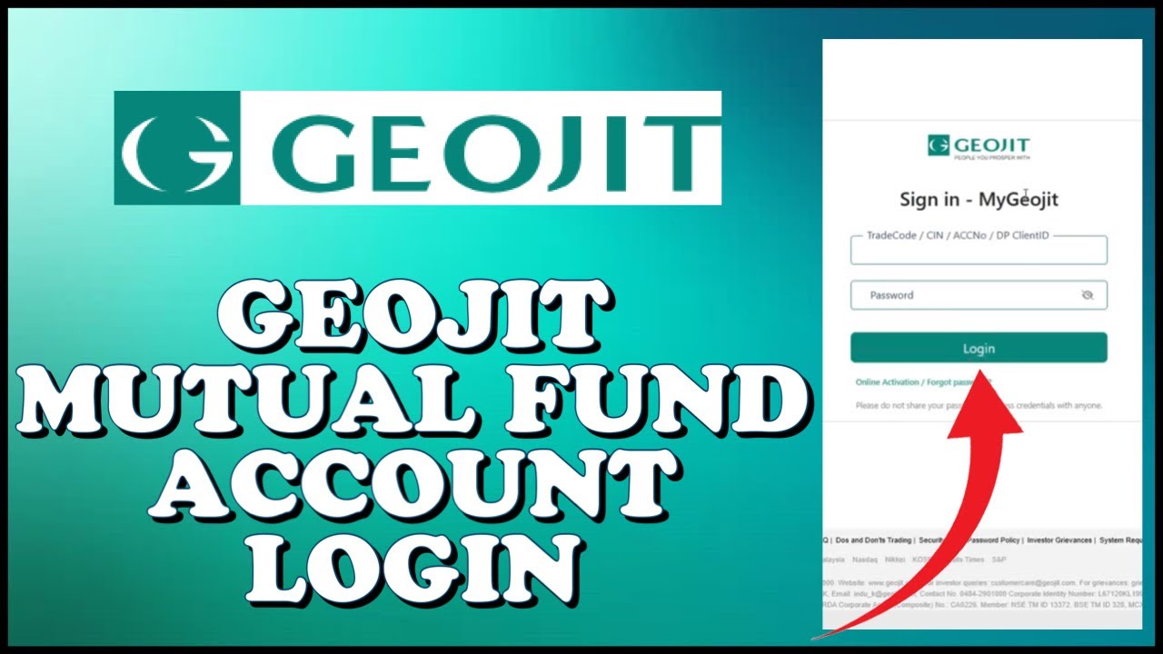 How to Login Geojit Mutual Fund Account 2024? - YouTube