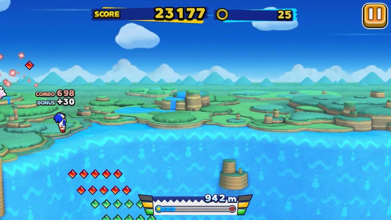 Sonic Runners (Android): Sonic Gameplay - YouTube