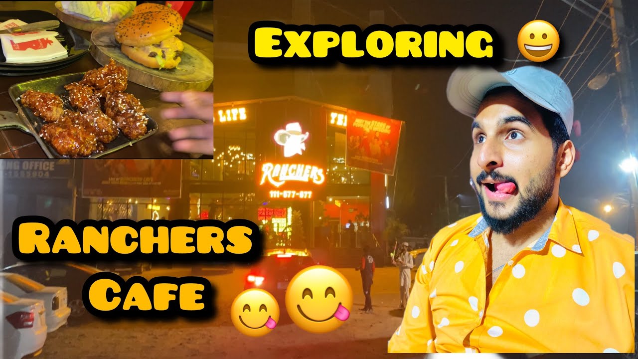 Ranchers Cafe 🍽️ ka Burger 🍔 |Try kia #RaokabirTV #foodislife - YouTube