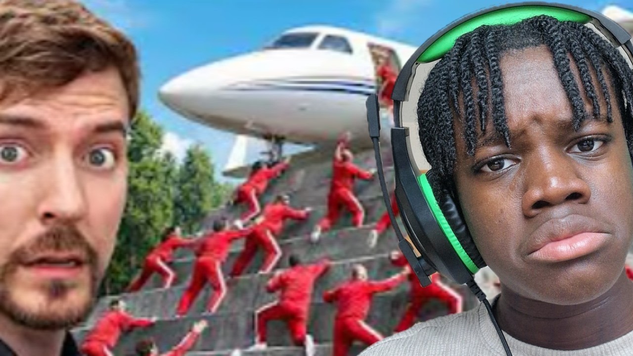 SAM-J REACTS TO "100 PILOTS FIGHT FOR A PRIVATE JET" - MR BEAST - YouTube