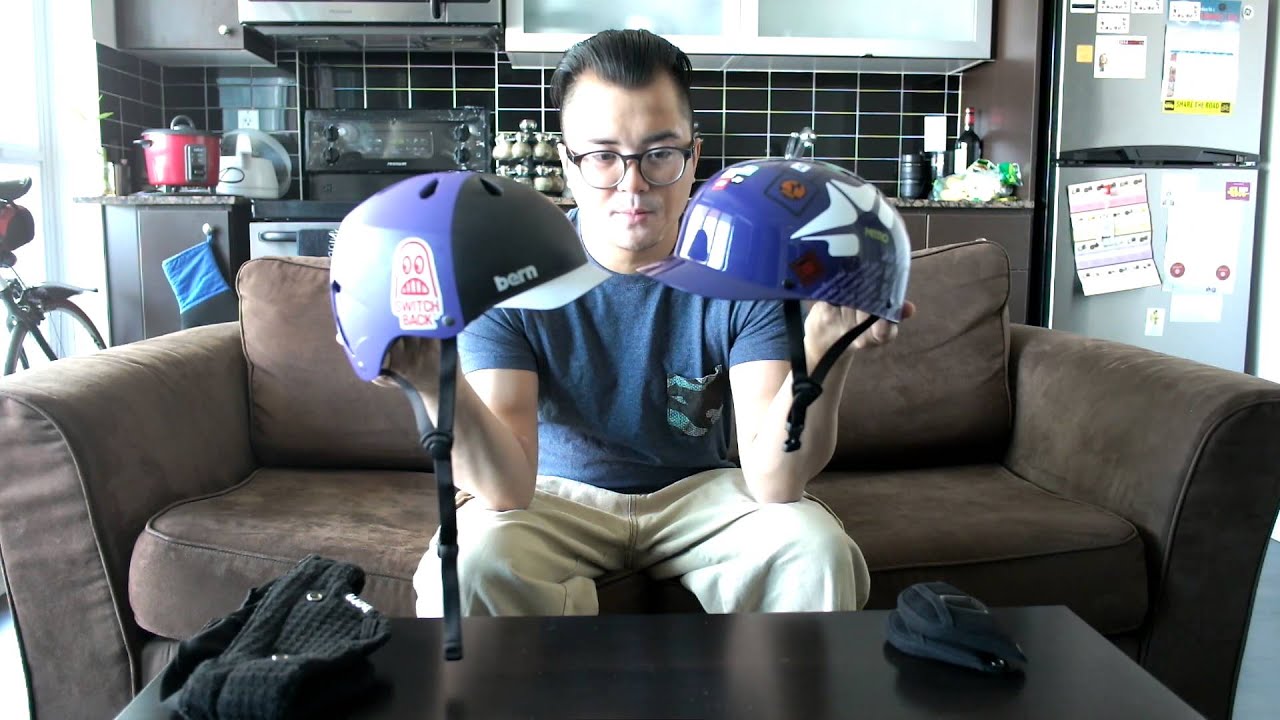 Bern Watts vs Sandbox Brain Bucket (Low Profile Helmet) - YouTube