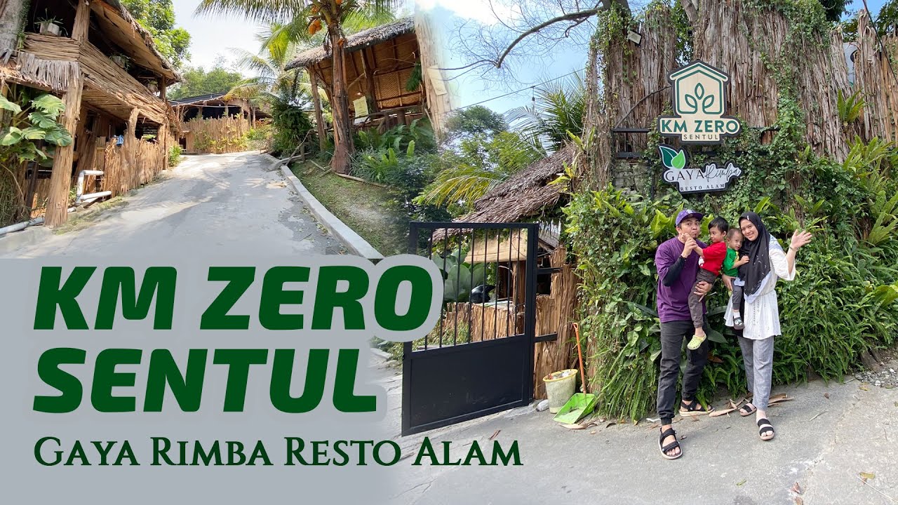 KM ZERO SENTUL - Resto Rumah Pohon Bernuansa Rimba - YouTube