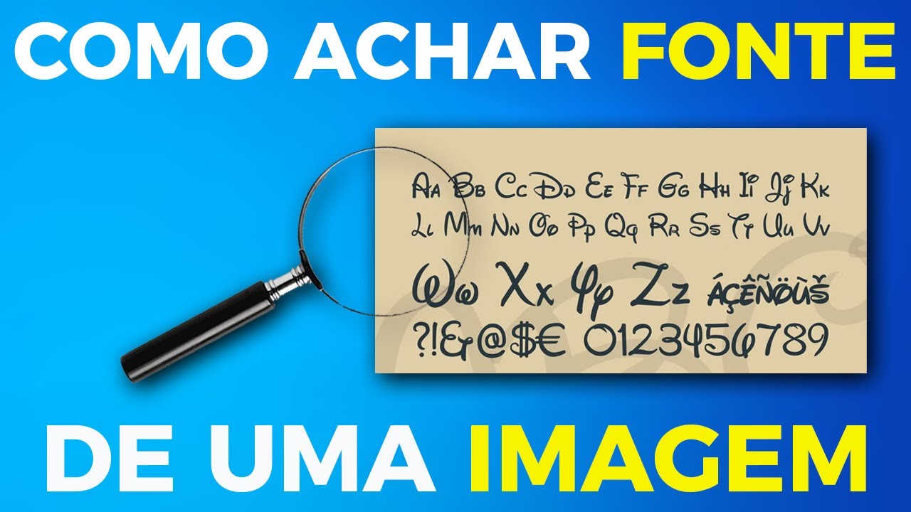 Como Descobrir a FONTE de Uma IMAGEM! - YouTube