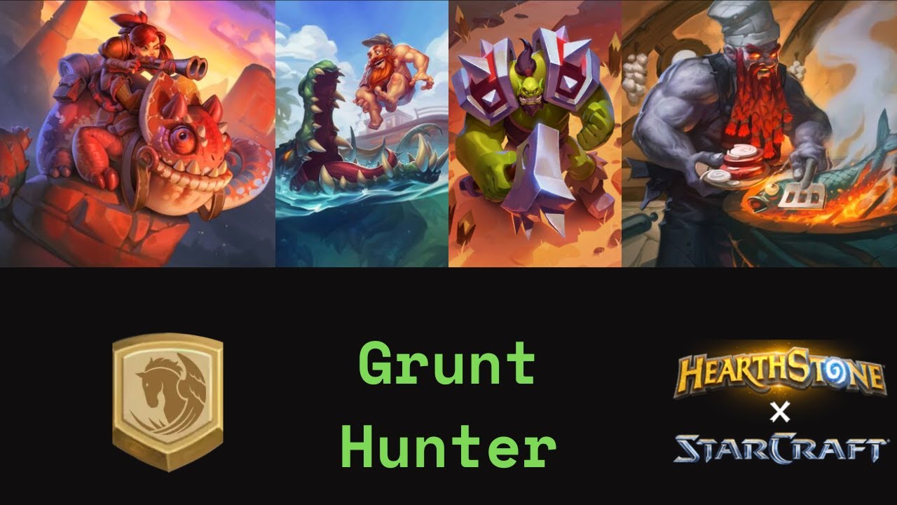 Grunt Hunter, New And Really Good Version! (Hearthstone Standard) - YouTube
