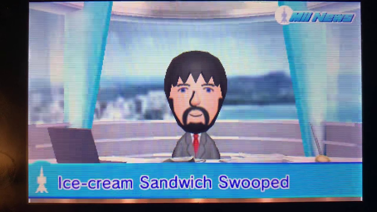 Tomodachi Life - Mii News - Ice-Cream Sandwich Swooped - YouTube