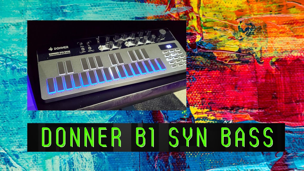Donner B1 Analog Bass Synthesizer Demo - YouTube