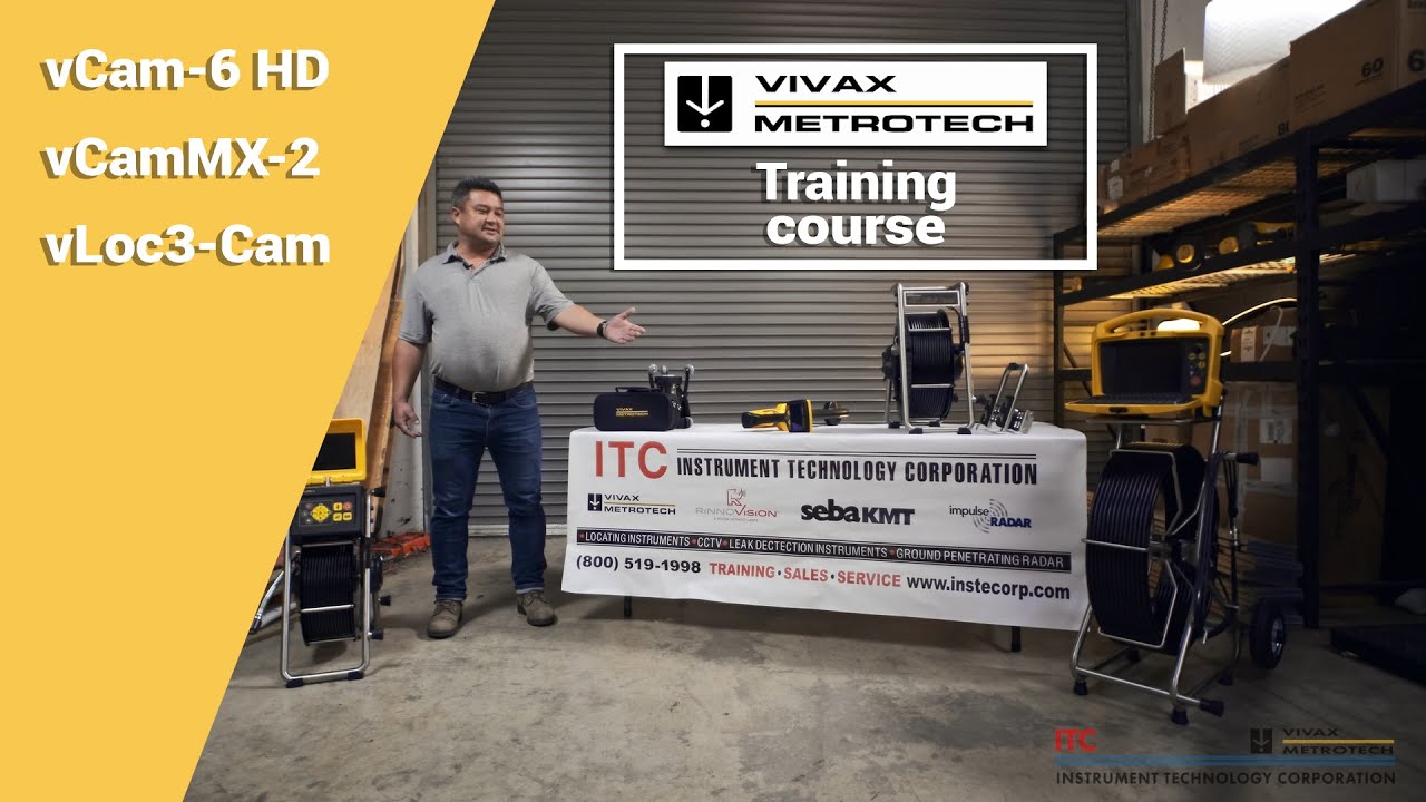 Training on Vivax metrotech CCTV and Pipe & Utility locators - YouTube