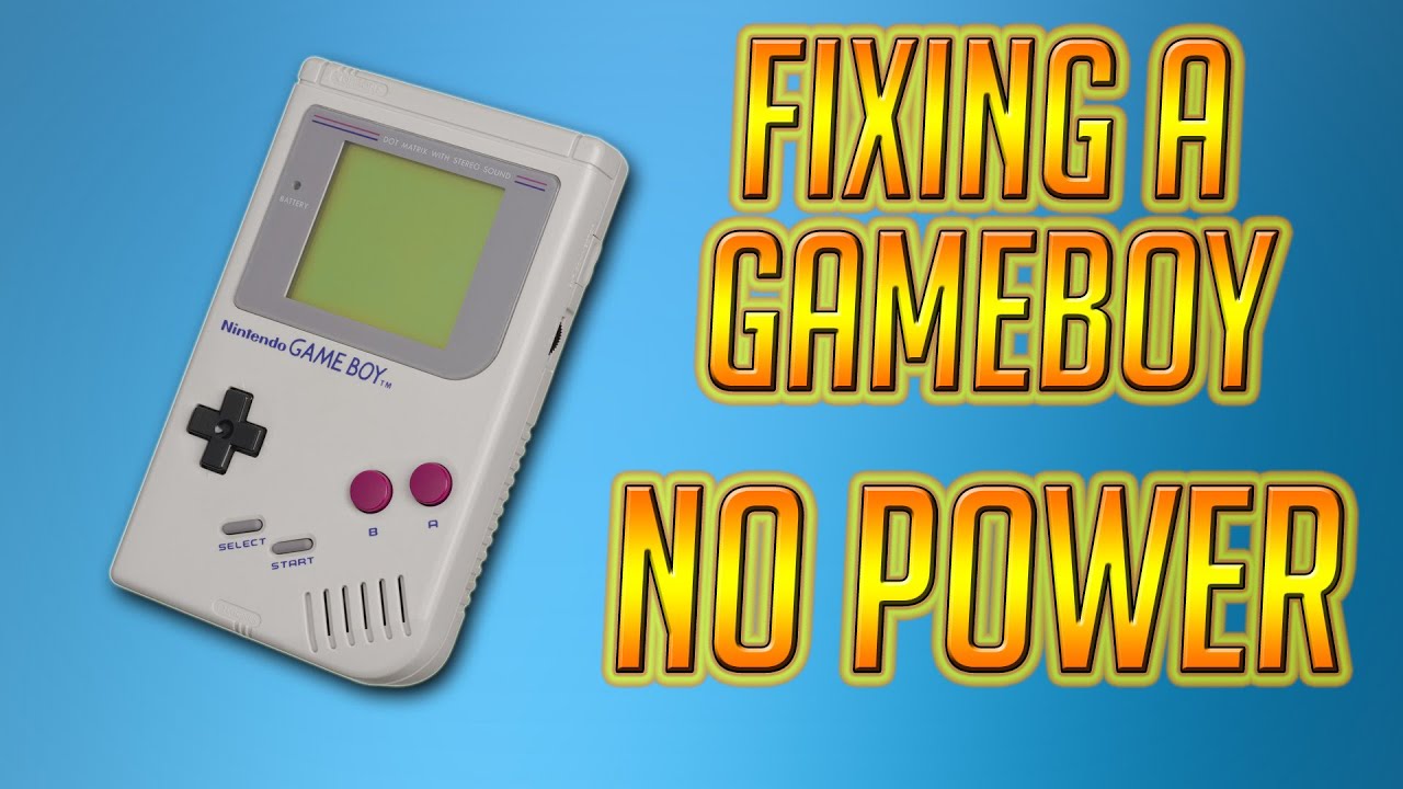 Fixing A Original Gameboy With No Power!! (Original Nintendo Gameboy ...