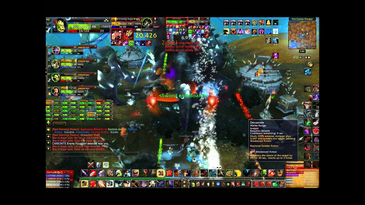 World of Warcraft - Mist Of Pandaria - Sha of Anger - World Boss - YouTube