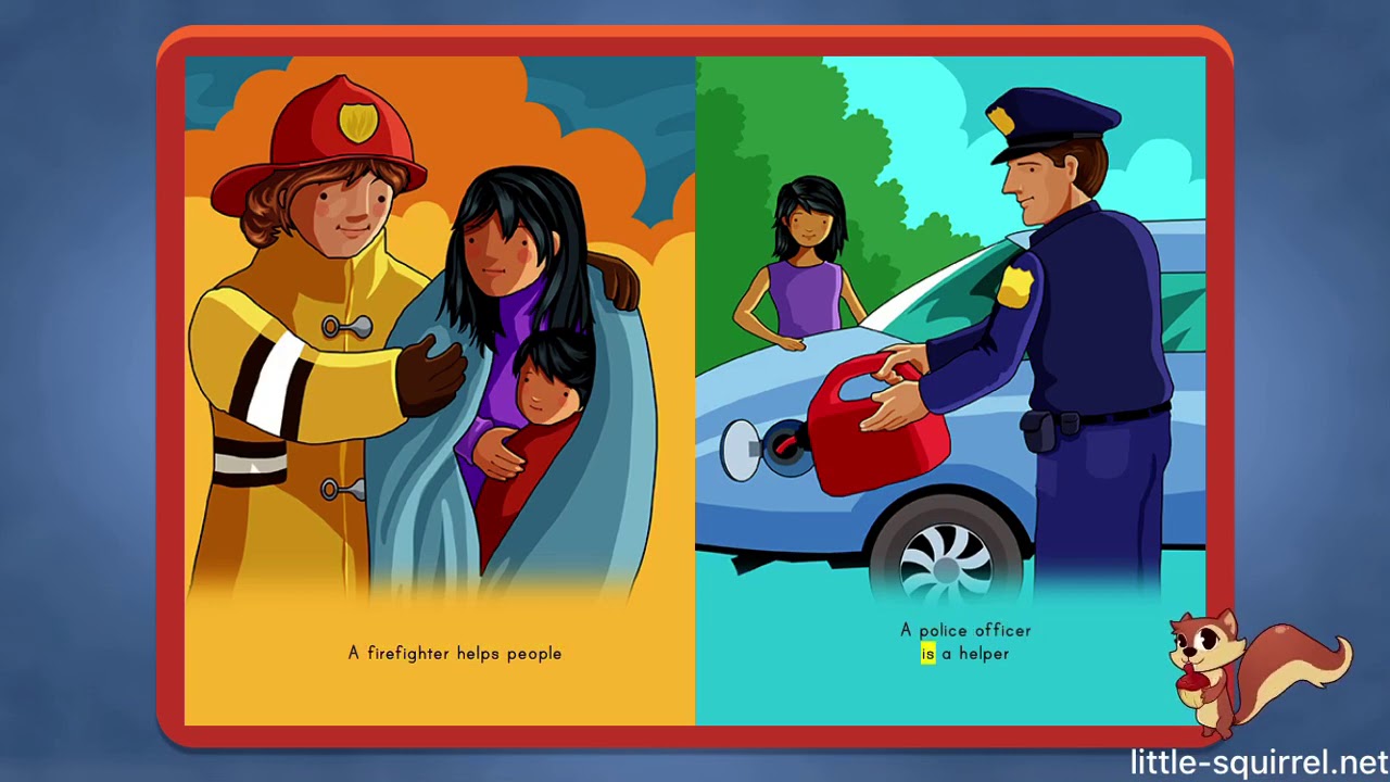 Community Helpers: Level B - Interactive Stories for Kids - YouTube