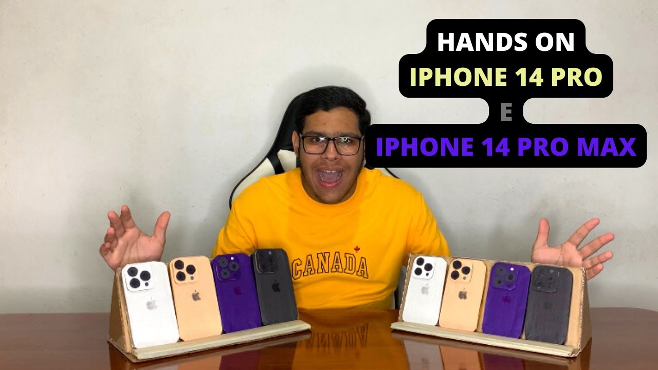 HANDS ON IPHONE 14 PRO E IPHONE 14 PRO MAX - YouTube