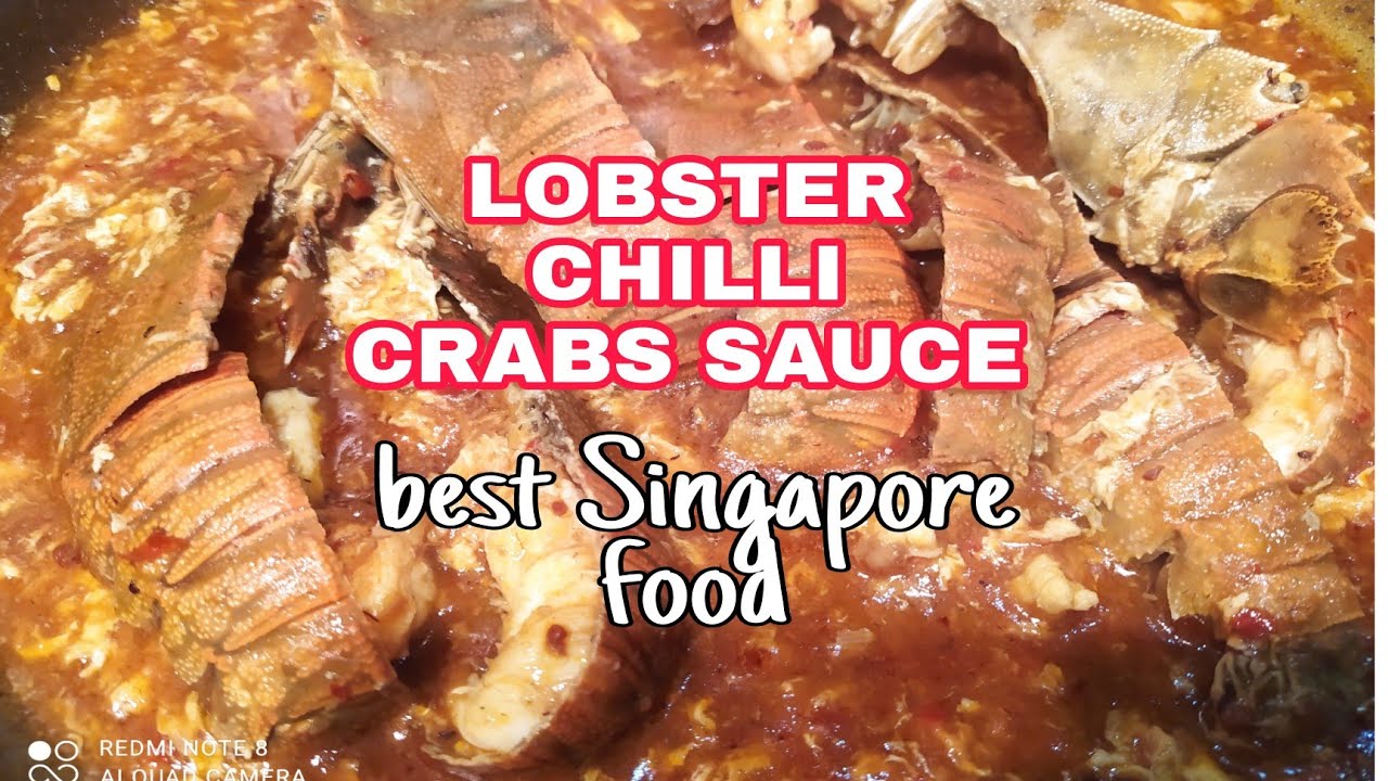 Lobsters With Chilli Crabs Sauce //Singapore Food - YouTube