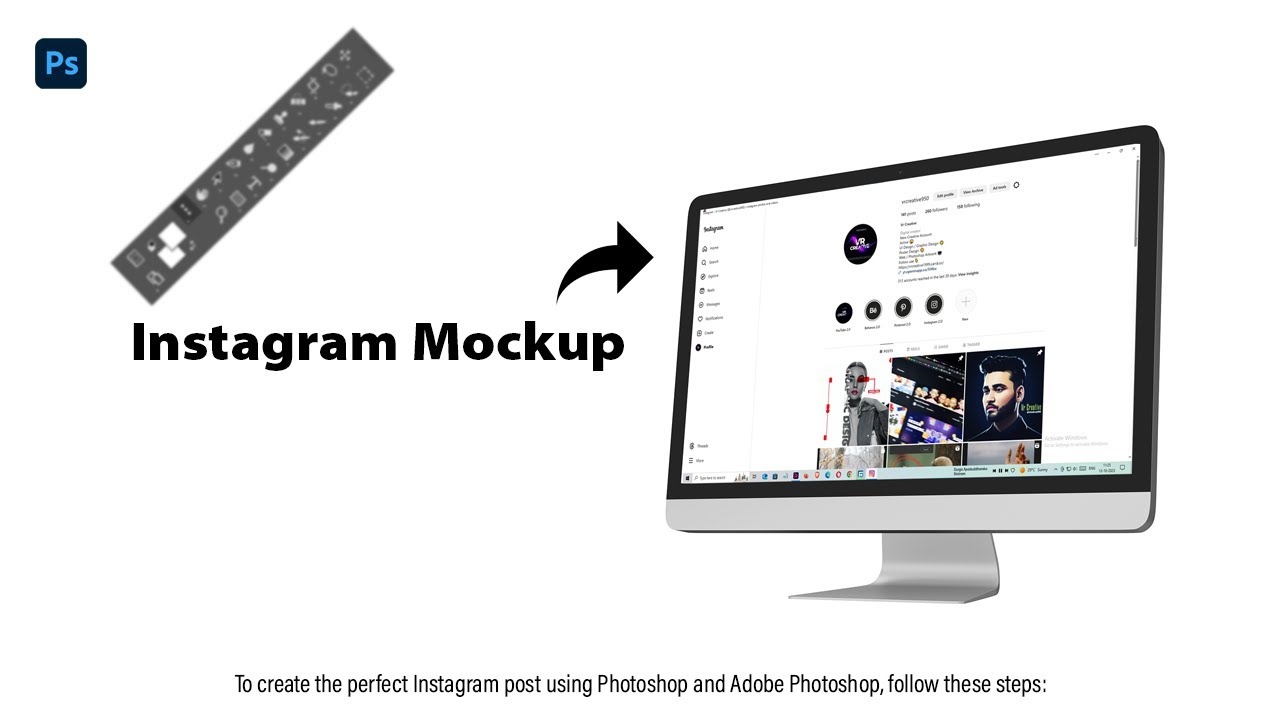 How to Create Instagram Posts That Go Viral Using Photoshop #photoshop ...