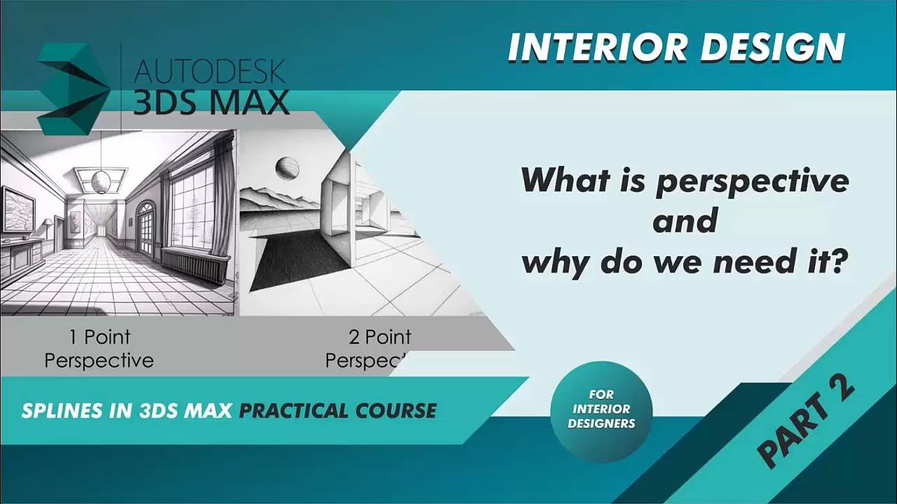 How to start 3d modeling in 3ds max, perspective basics, understanding 3d models depth - part 1 ...