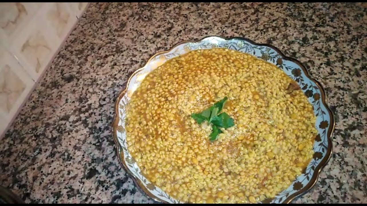 بركوكش بالمحمصة 😋 Berkoukes / Berkoukeche à la viande - YouTube