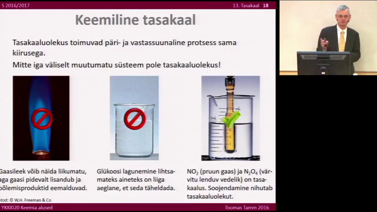 Keemiline tasakaal | Keemia alused | TalTech - YouTube