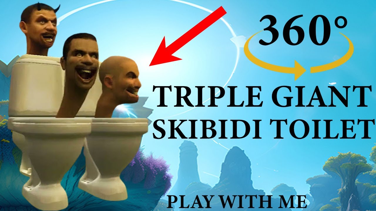 Triple Giant Skibidi Toilet | Skibidi Toilet Finding Challenge 360º 🔍 ...