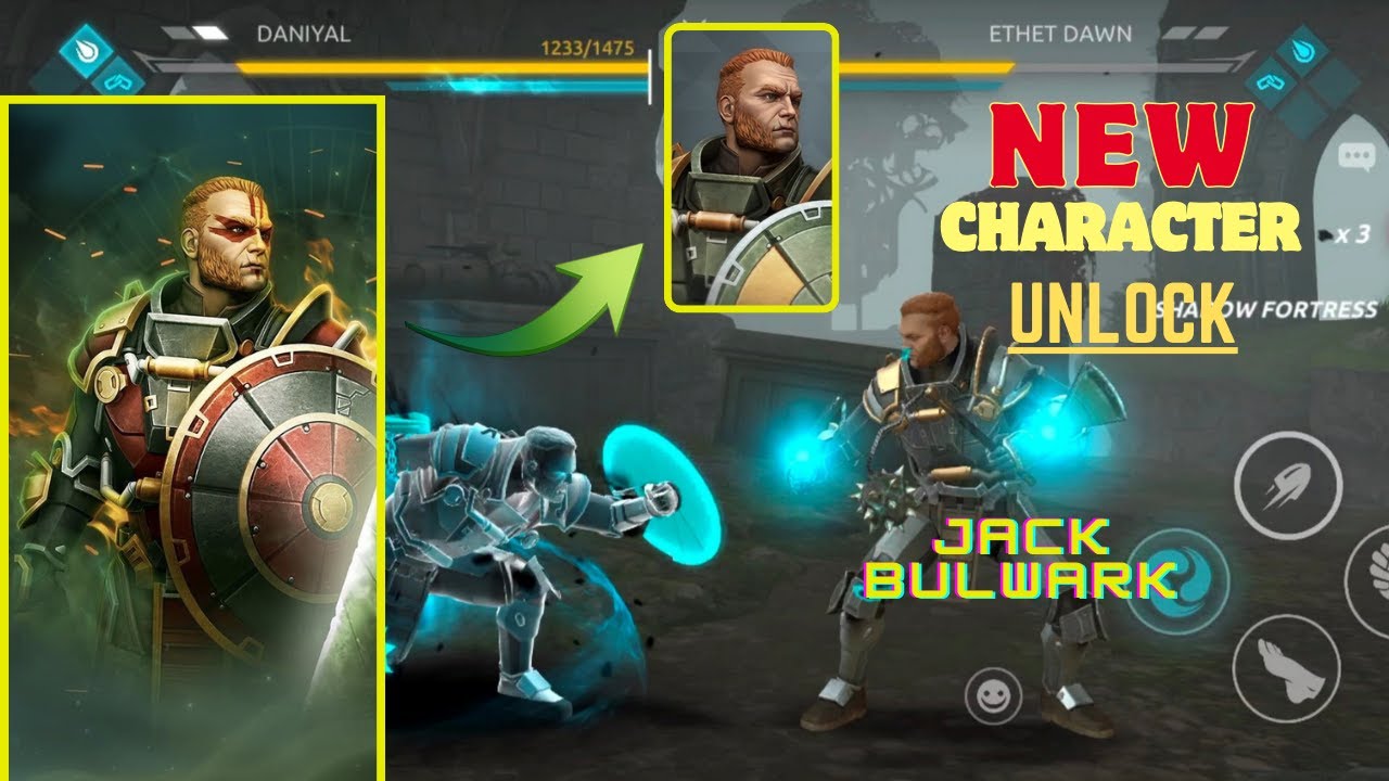 New Character Jack Bulwark Unlock | First Fight (Shadow Fight 4 Arena ...