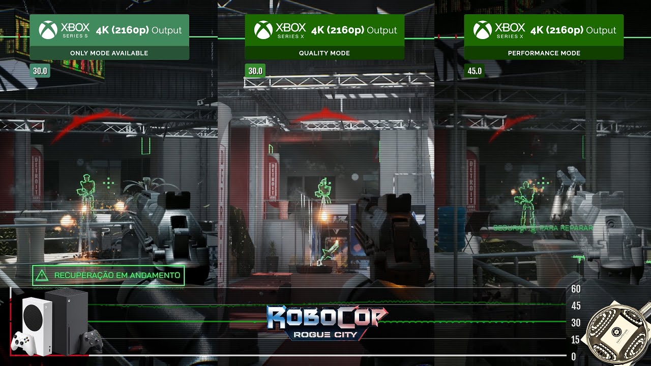 Robocop: Rogue City - Tech Analysis on Xbox Series S and Series X - YouTube