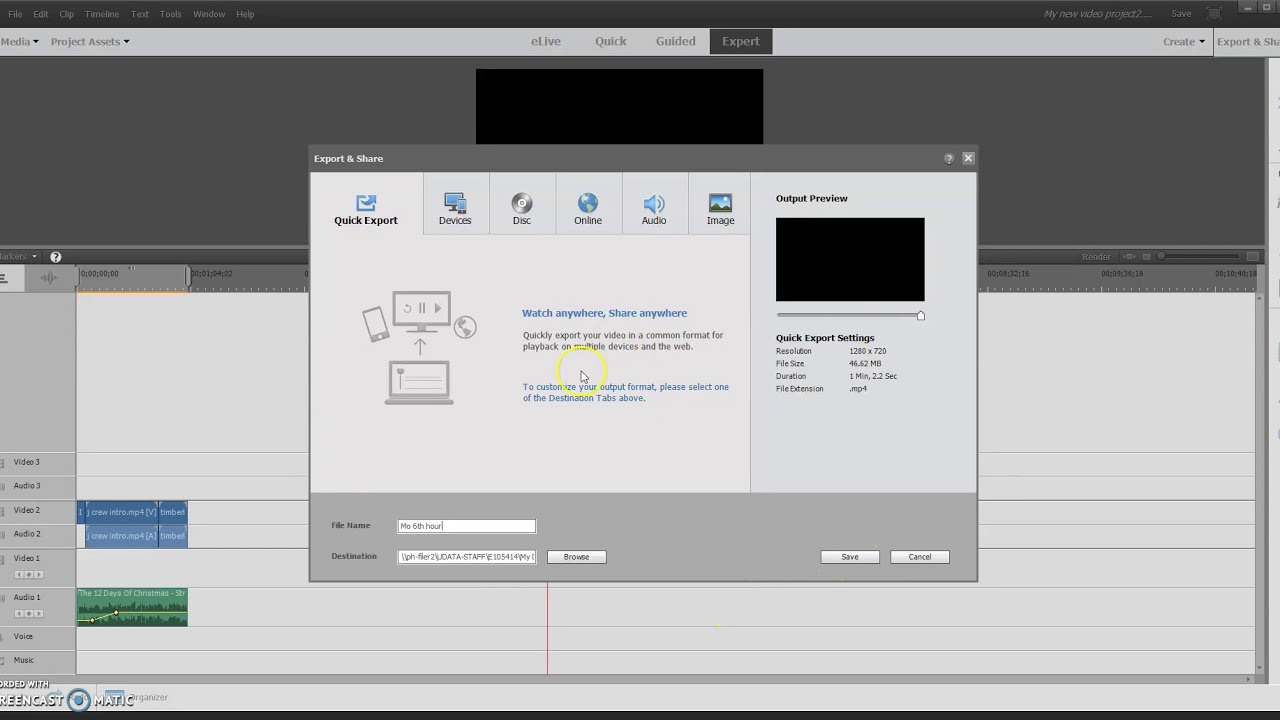 Finalize movie and turn in - YouTube
